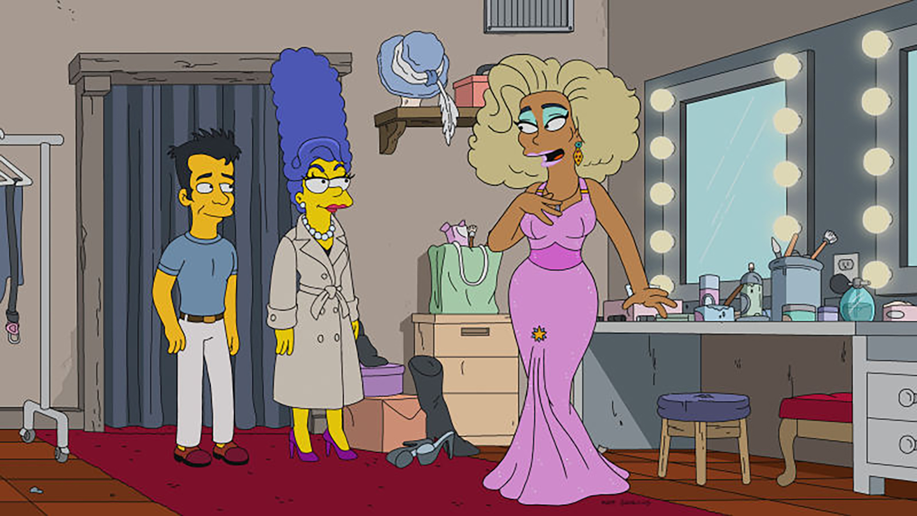 Descubre el espectacular cameo de RuPaul en 'Los Simpson' - Shangay