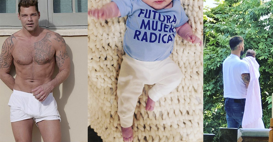 Ricky Martin nos muestra la cara de su hija Lucía - Shangay