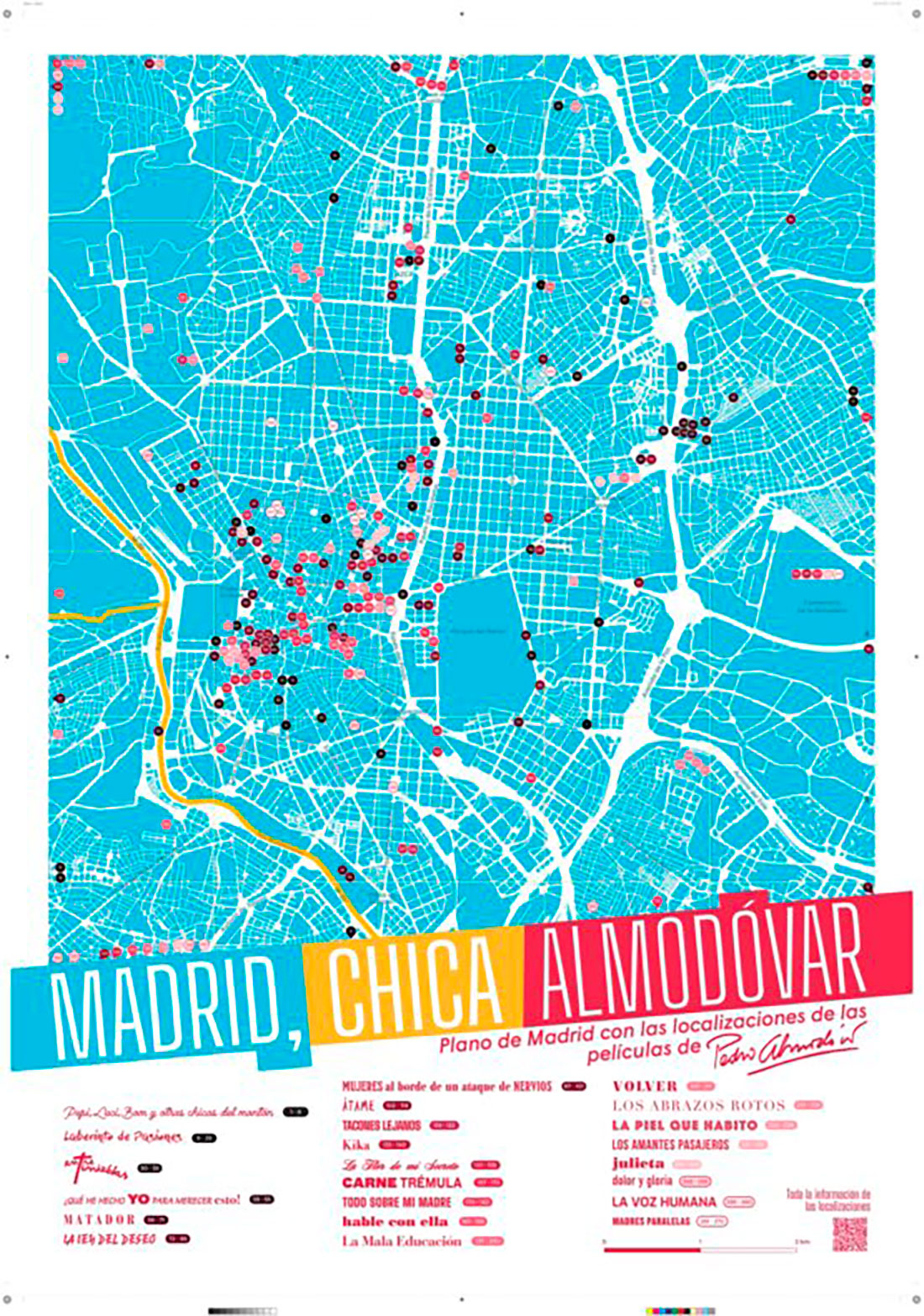 Descubre el Madrid de Almodóvar gracias al mapa que te guía por sus ...