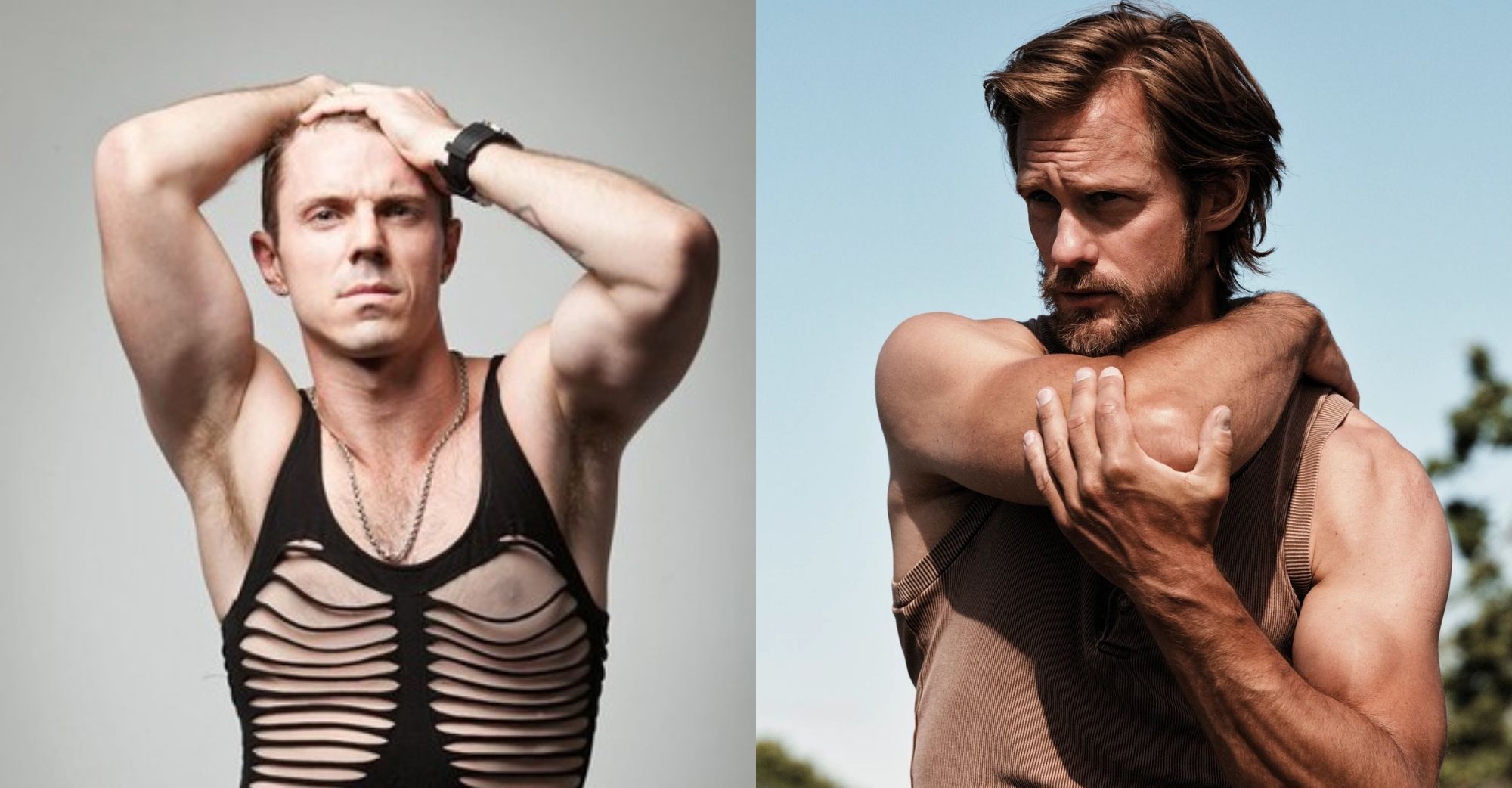 La escena hot de Jake Shears con Alexander Skarsgård en 'Pillion' - Shangay
